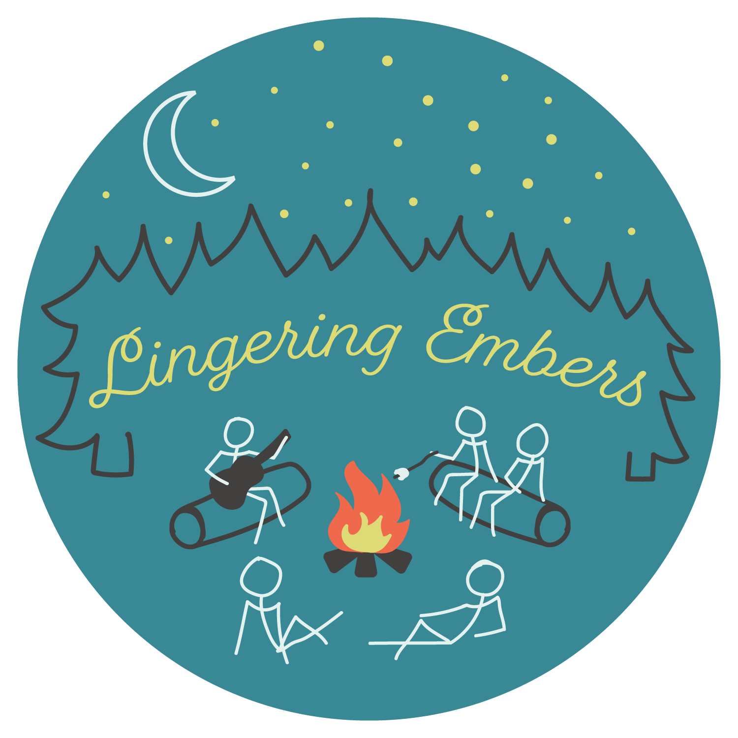 Lingering Embers Logo Process – Rosalind Gatto